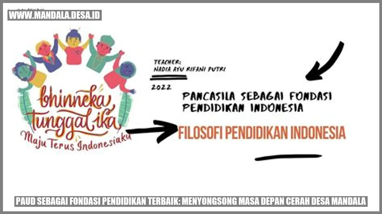 PAUD sebagai Fondasi Pendidikan Terbaik: Menyongsong Masa Depan Cerah Desa Mandala | Mandala